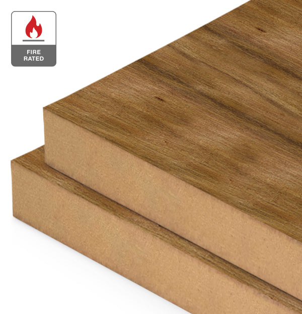Blackwood Veneer Crown Cut on Fire Rated MDF – Bord Products