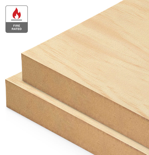 Clear Pine Veneer Crown Cut on Fire Rated MDF – Bord Products