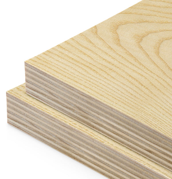 European Ash Veneer Crown Cut on Plywood – Bord Products