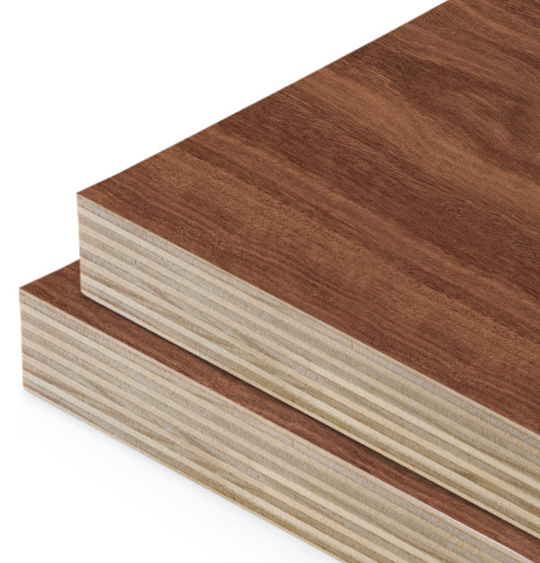 Jarrah Veneer Crown Cut on Plywood – Bord Products