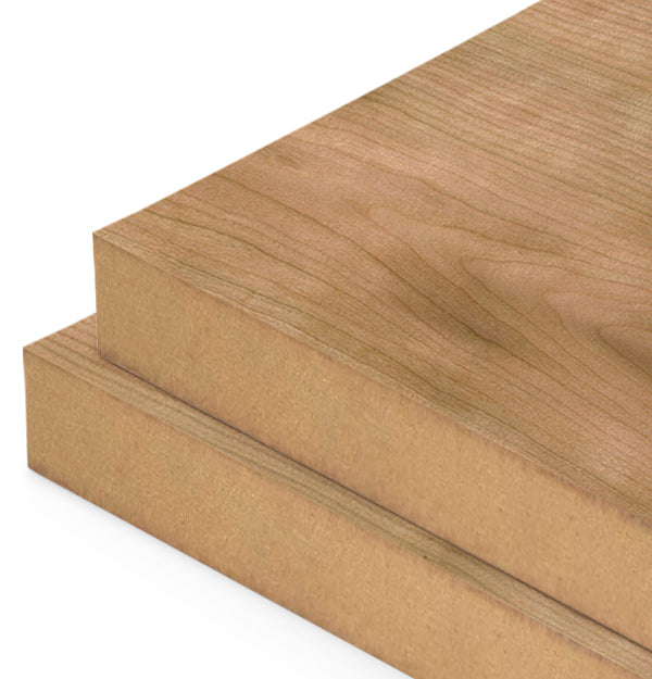 American Cherry Veneer Crown Cut on Moisture Resistant MDF – Bord Products