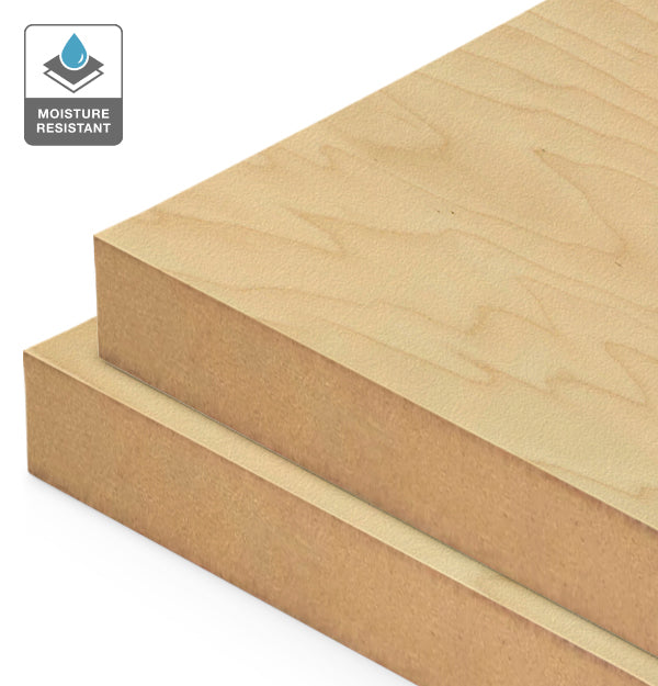 Rock Maple Veneer Crown Cut on MR MDF – Bord Products
