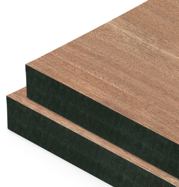 Sliced Pacific Maple Veneer Quarter Cut on Black MDF – Bord Products