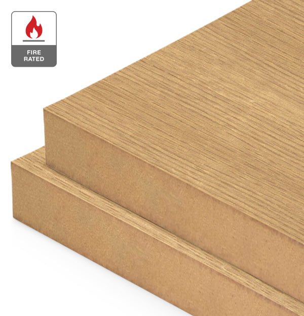 American Oak Veneer Quarter Cut on Fire Rated MDF – Bord Products