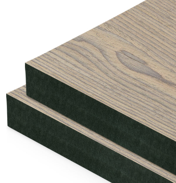 Shellgrit Reconstituted Veneer on Black MDF – Bord Products