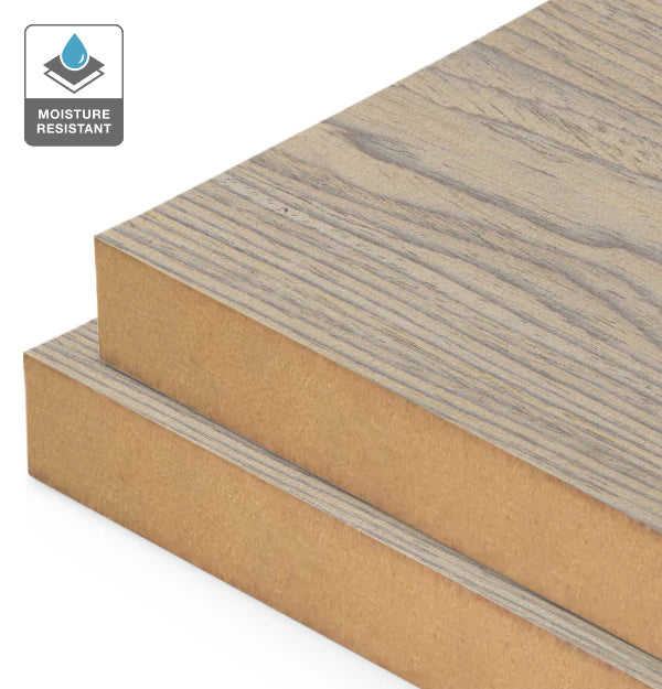 Shellgrit Reconstituted Veneer on Moisture Resistant MDF – Bord Products