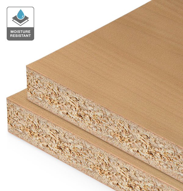 Beech Veneer Crown Cut on HMR Particleboard – Bord Products