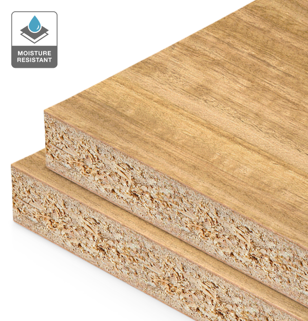 Plantation Oak Veneer Quarter Cut on HMR Particleboard – Bord Products